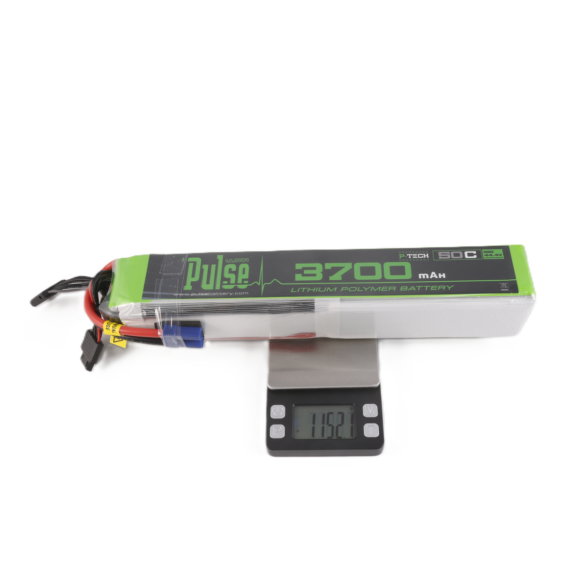 PULSE 3700mAh 50C 44.4V 12S P-Tech LiPo Battery - EC5 Connector – Pulse ...