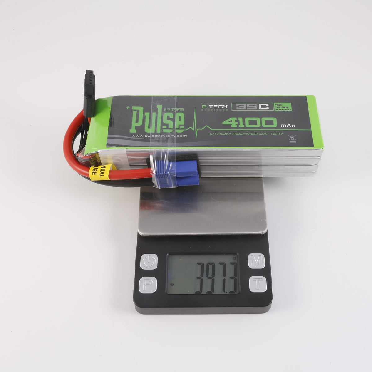 PULSE 4100mah 35C 14.8V 4S P-Tech LiPo Battery - EC5 Connector – Pulse ...