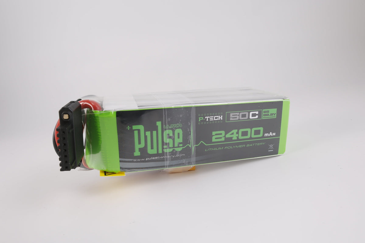 PULSE 2400mah 50C 22.2V 6S P-Tech LiPo Battery - XT60 Connector – Pulse ...