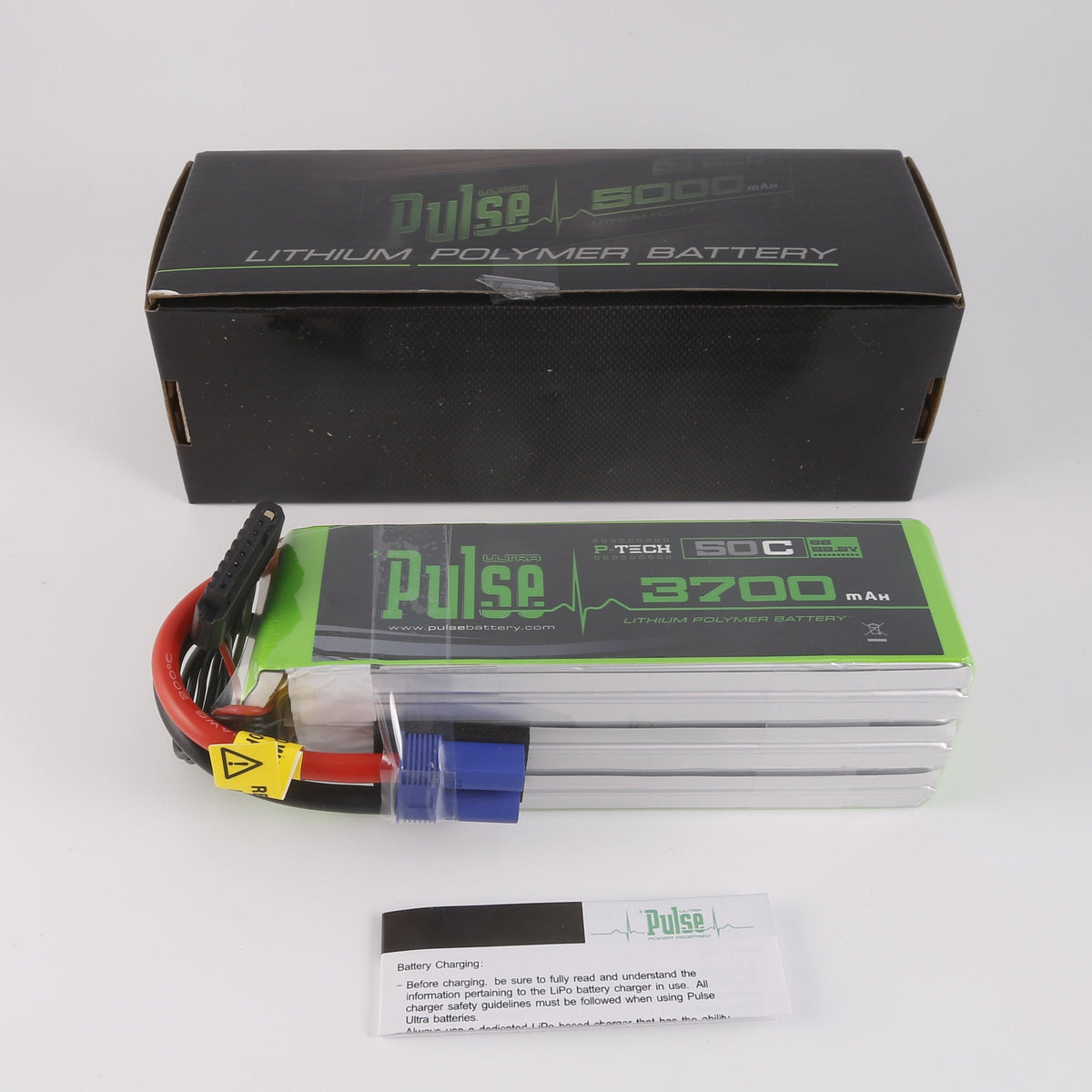 PULSE 3700mAh 50C 22.2V 6S P-Tech LiPo Battery - EC5 Connector – Pulse ...