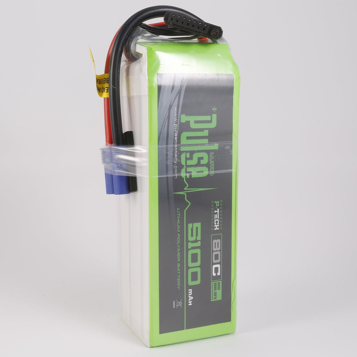 Pulse 5100mah 80C 22.2V 6S P-Tech Lipo Battery - EC5 Connector – Pulse ...