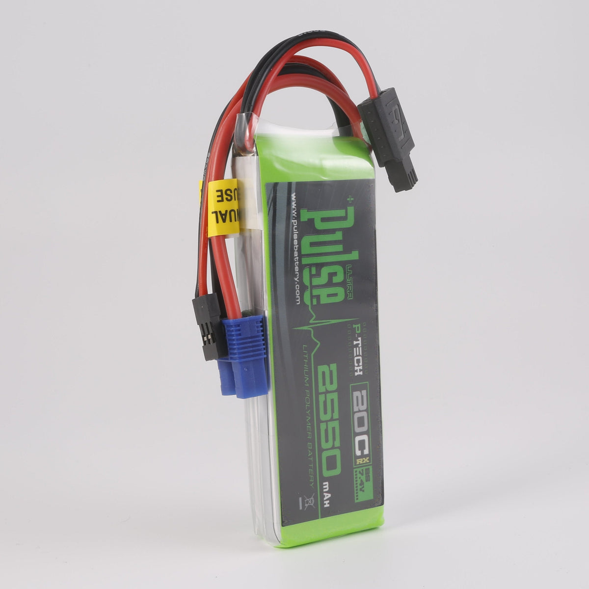 PULSE 2S 2550mAh 20C 7.4V RX P-Tech LiPo Battery – Pulse Battery
