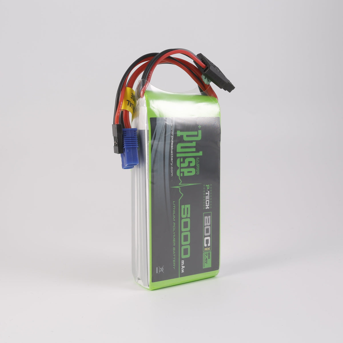 PULSE 2S 5000mah 20C 7.4V RX P-Tech LiPo Battery – Pulse Battery