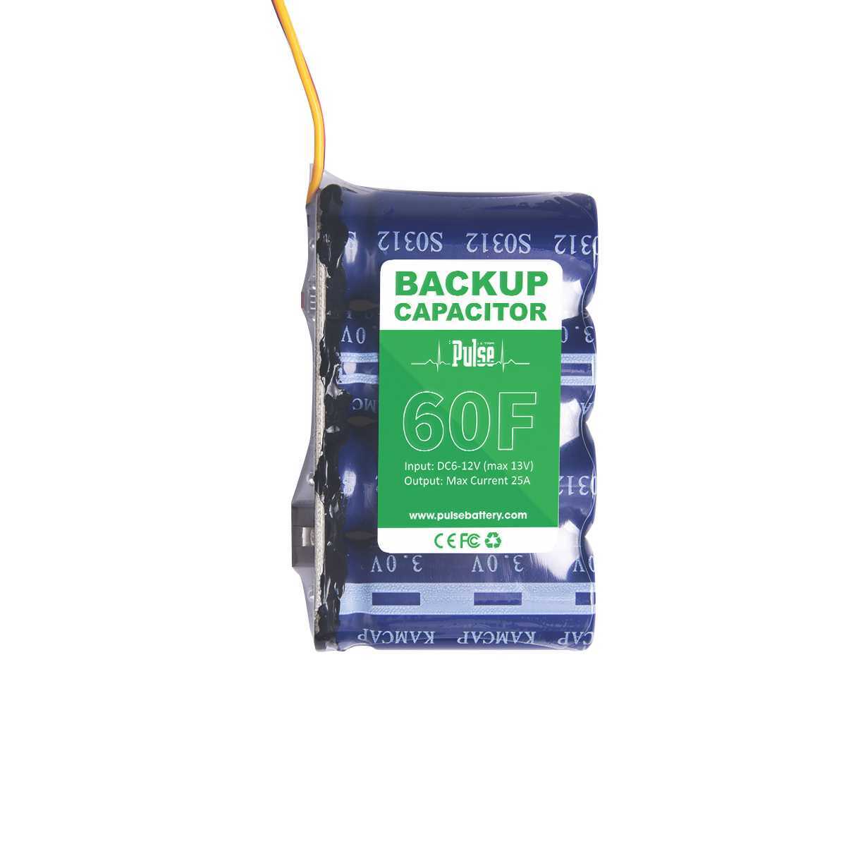 PULSE Backup Capacitor 60F (6.0-12.0V) – Pulse Battery