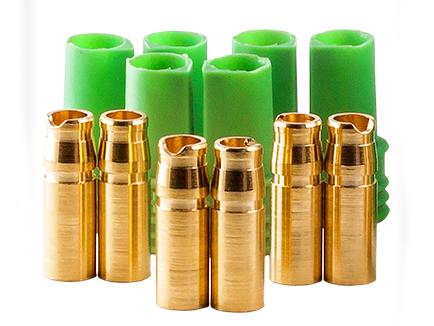 Castle Creation Polarized Bullet Connector Female Set, 4mm – Pulse Battery