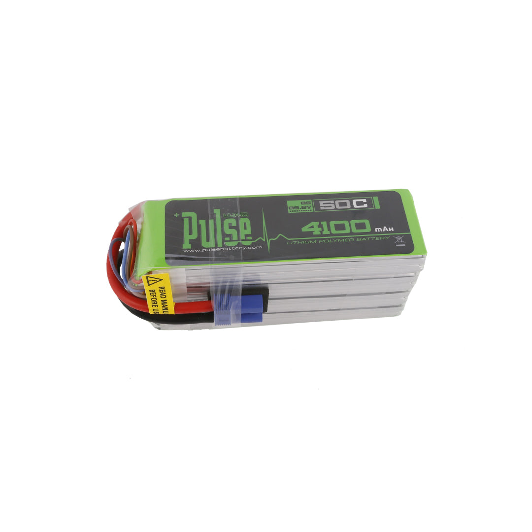 PULSE 4100mah 50C 29.6V 8S LiPo Battery - EC5 Connector – Pulse Battery