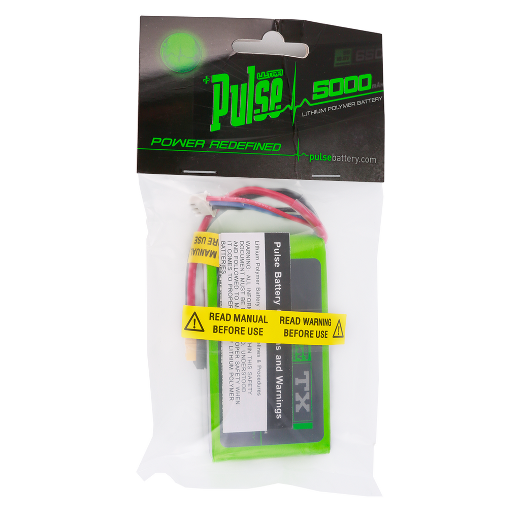 Pulse 6000mAh Transmitter 2S 7.4V LiPo Battery For Radio Master Boxer ...