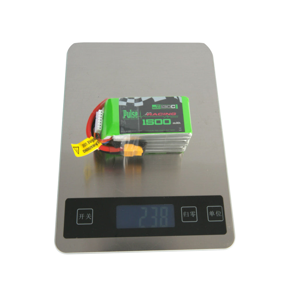 PULSE 1500mAh 130C 22.2V 6S LiPo Battery - XT60 Connector – Pulse Battery