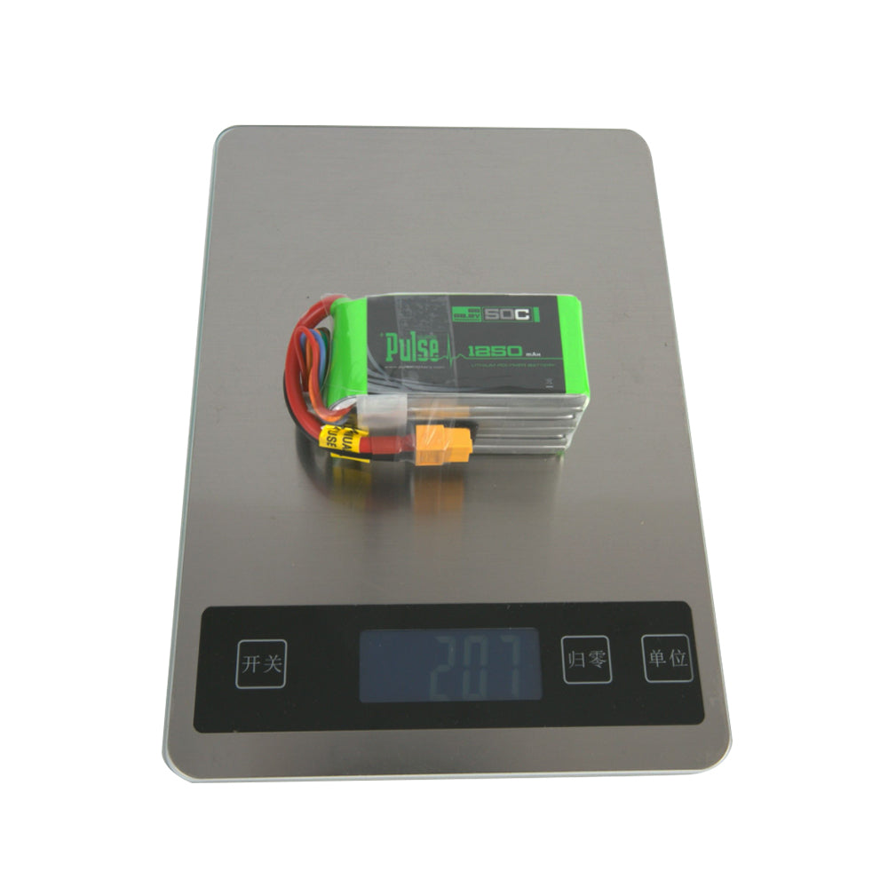 Pulse 1250mah 50C 22.2V 6S Lipo Battery - XT60 Connector – Pulse Battery