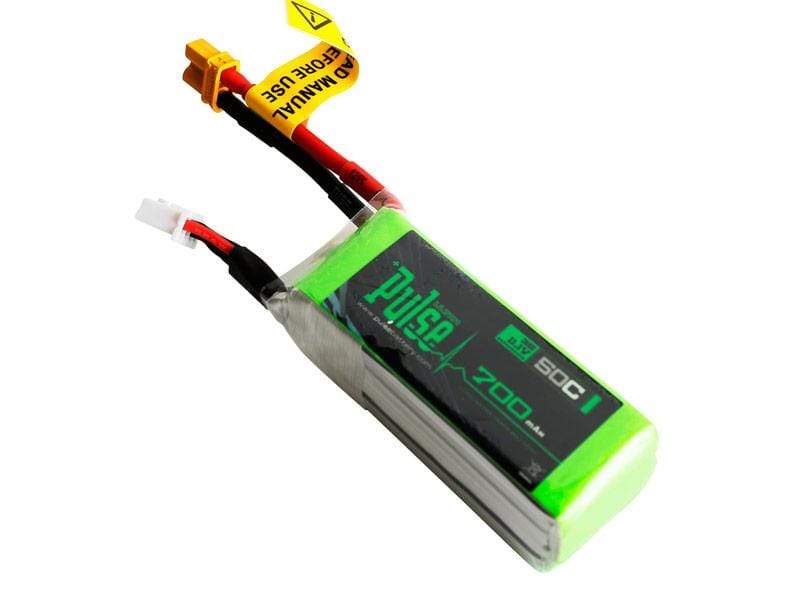Pulse 700mah 50C 11.1V 3S Lipo Battery - XT30 Connector (Logo 200 ...