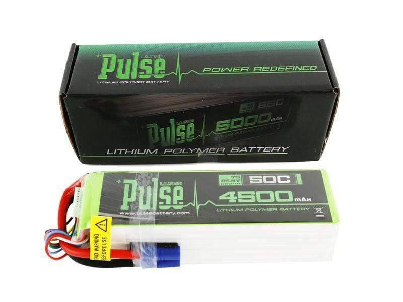 Pulse 4500mah 50C 25.9V 7S Lipo Battery - EC5 Connector – Pulse Battery
